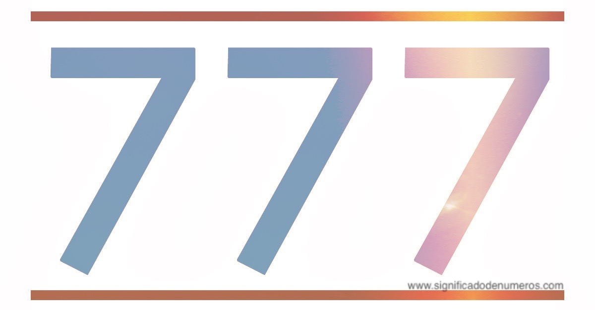 QUE SIGNIFICA EL NÚMERO 777 - Significado de los Números